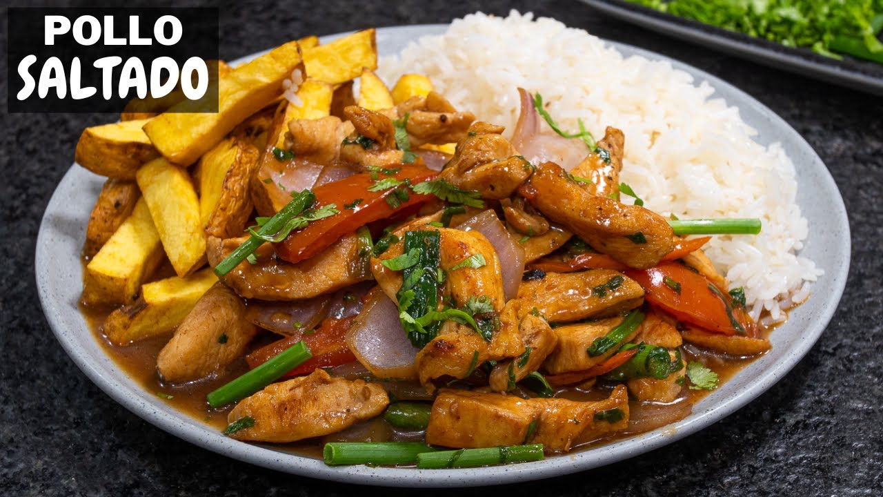 ᐈ 【 Receta de Pollo Saltado Peruano 】+ Preparación Paso a Paso